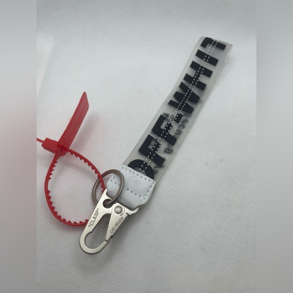 Off-White | Accessories | Offwhite Keychain Clear And White Nwt | Poshmark